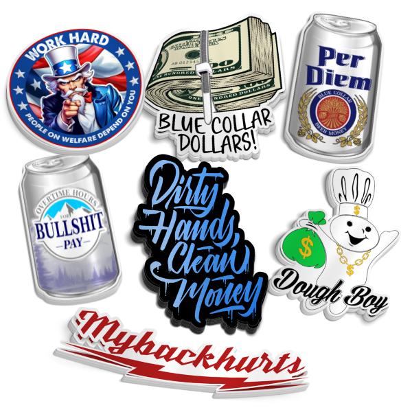 7 Must-Have Hard Hat Stickers for Every Blue Collar Worker - - TikTok Shop
