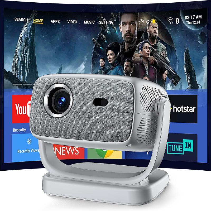 【US-Warehouse】Happy Throw Portable Mini Android Projector, 4000ANSI ...