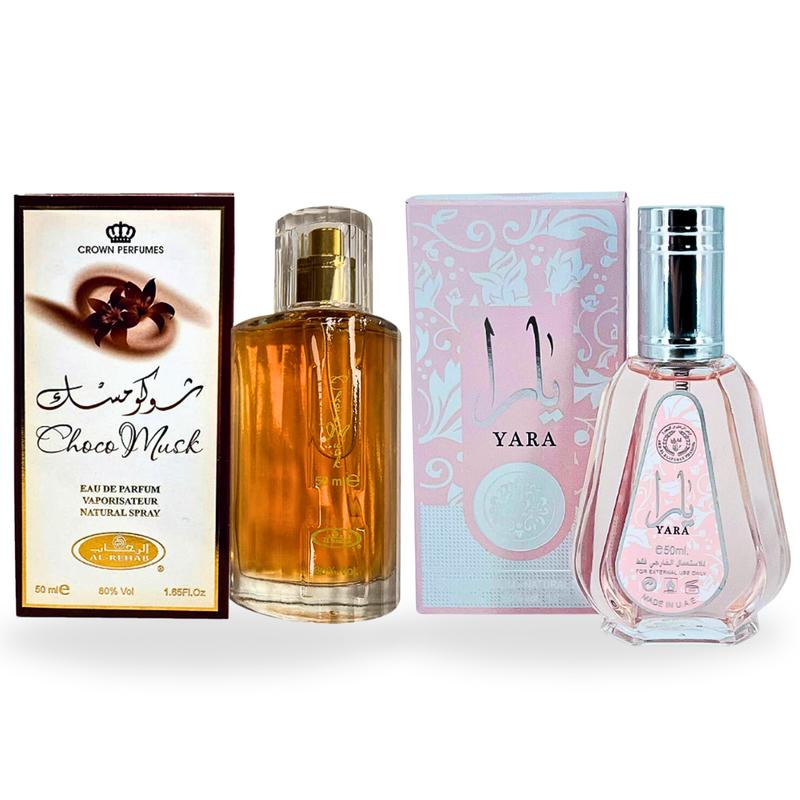 Choco Musk EDP-50ML (1.7Oz) by Al Rehab & Yara EDP-50 ML (1.7Oz ...