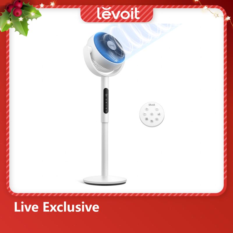[Live]LEVOIT R432 Standing Oscillating Fan for Home, Circulator ...