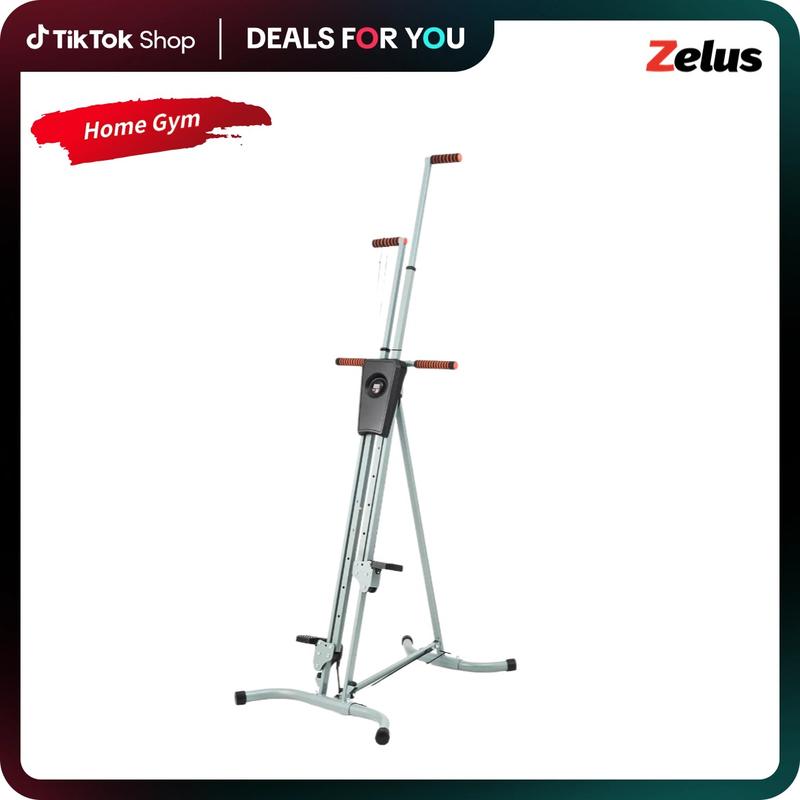 【Deals For You】ZELUS Vertical Climber Stair Stepper Machine Full Body Workout Home Gym,Workout ...