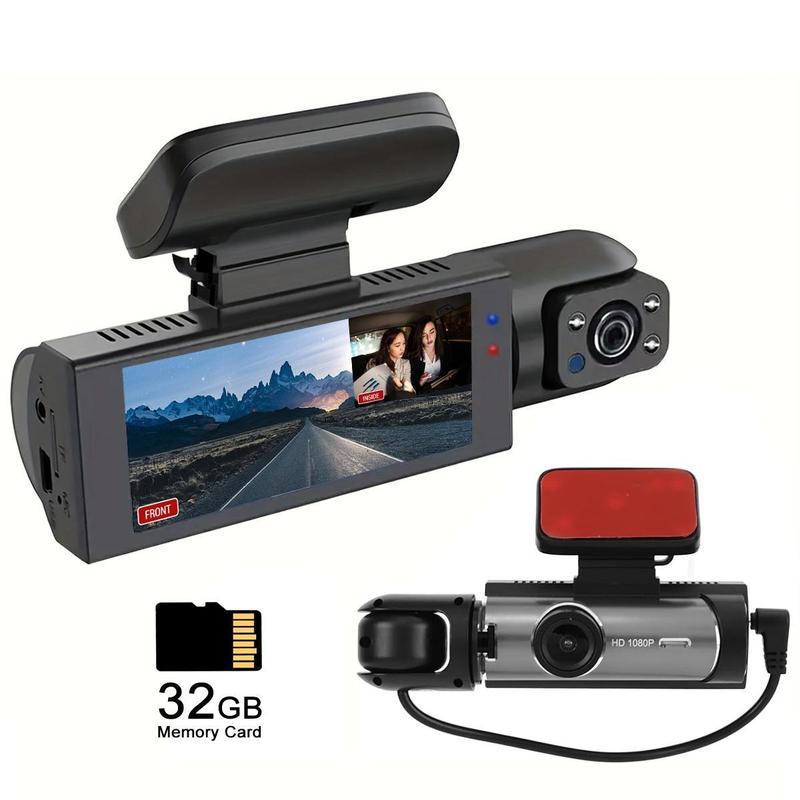 Front and Rear Dashcam – 1080P HD Dual Lens Car Camera, Wide Front and Rear Dashcam – 1080P HD Dual Lens Car Camera, Wide