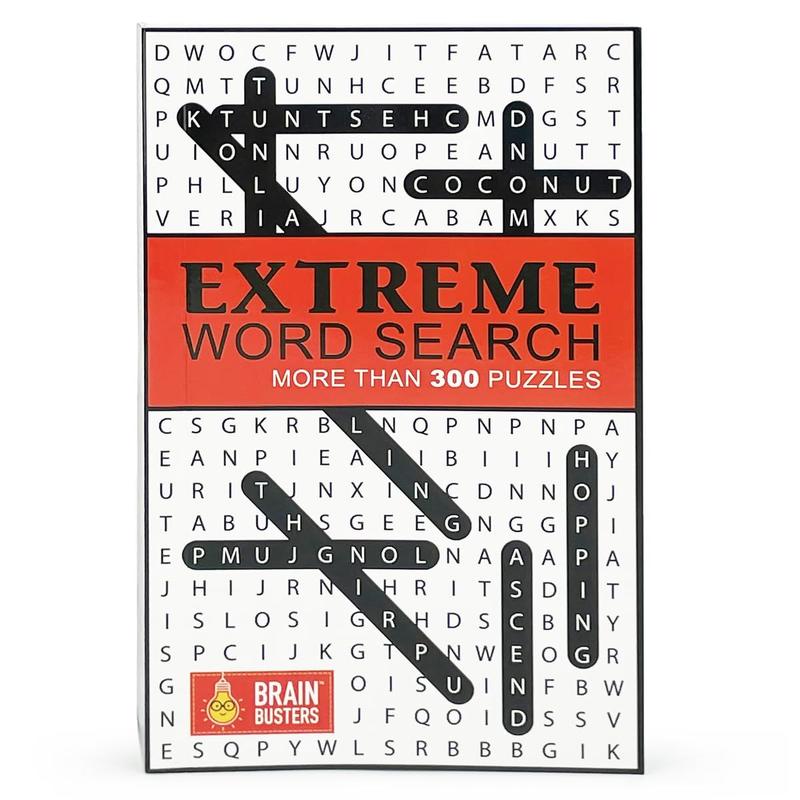 Extreme Word Search: With 300 Puzzles (Brain Busters) Paperback ...