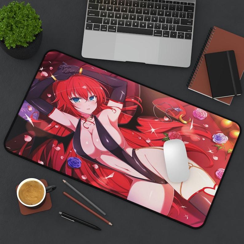 Rias Gremory Desk Mat - rias mousepad - rias desk mat - aken - TikTok Shop