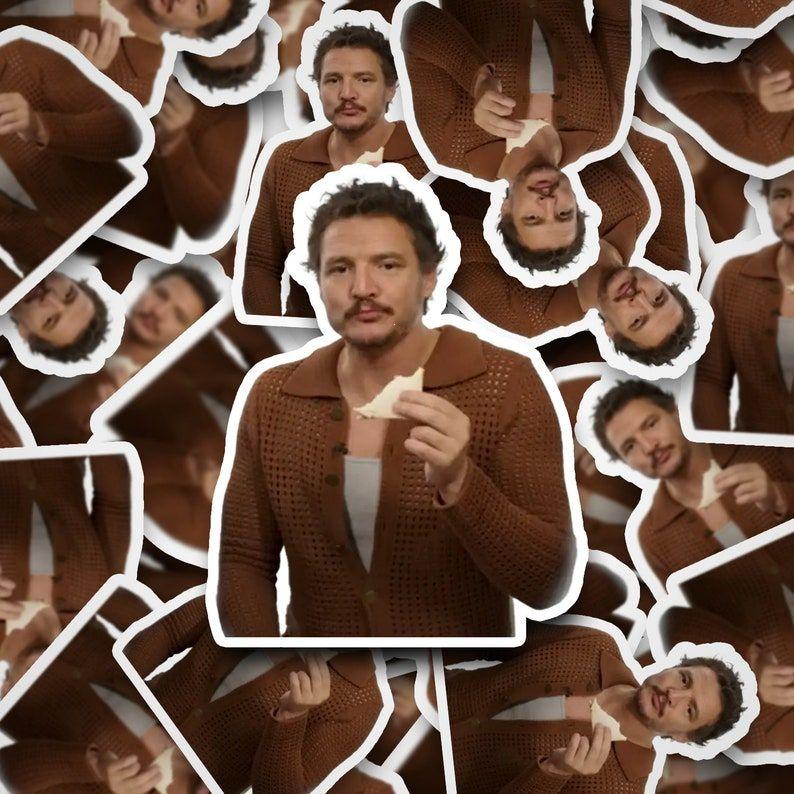 Pedro Pascal Sandwich Meme Sticker Pedro Pascal Vinyl Decal for Laptop ...