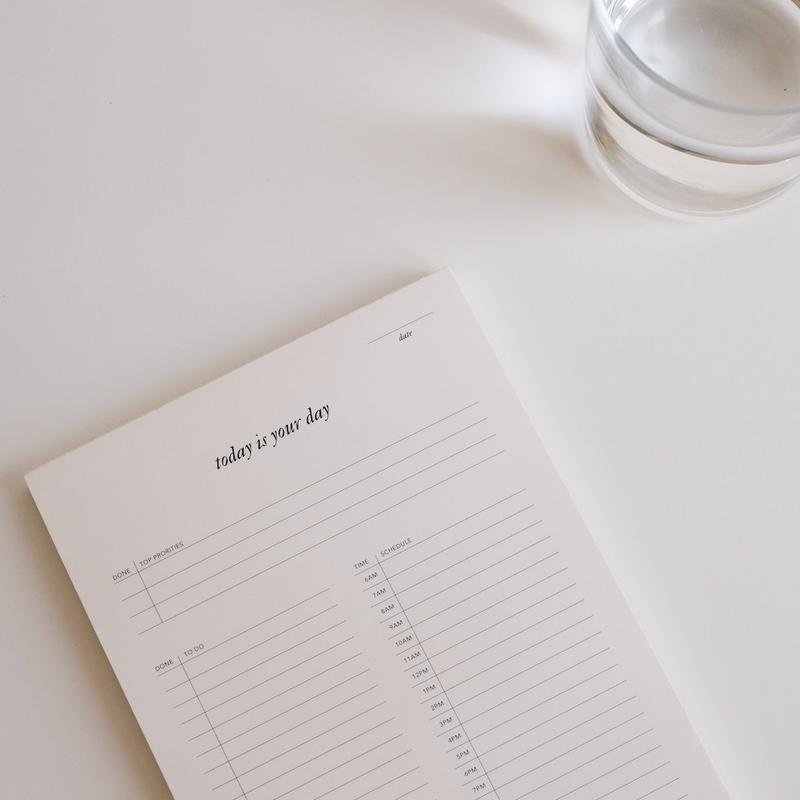 Daily Notepad | Today is Your Day Notepad, Daily Planner Notepad ...