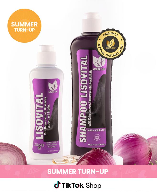 Natural Sant - Lisovital set - Shampoo & Leave-In for progressive ...