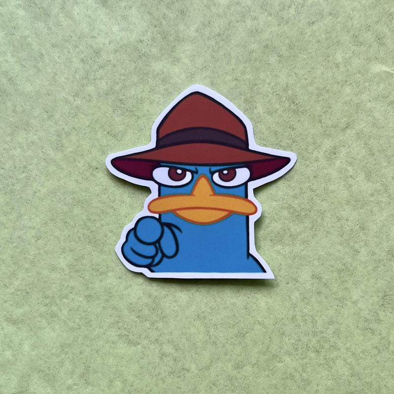 Perry the platypus sticker, Phineas and Ferb, Secret agent perry ...