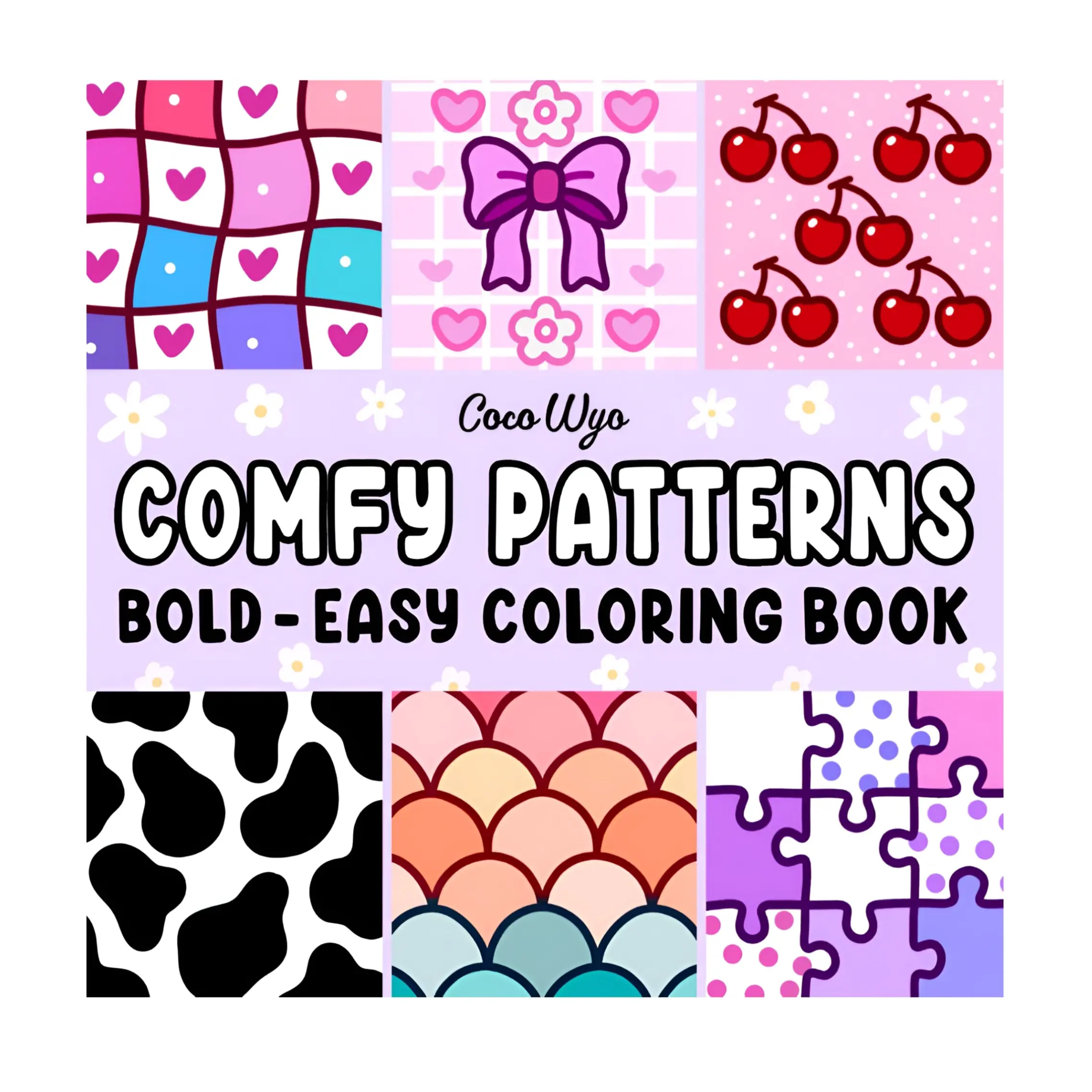 Glow Cosmetics: Coloring Book for Adults and Kids, Bold and Easy ...