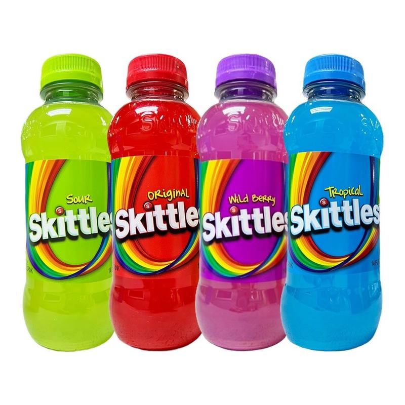 Skittles Candy Drink Sour Tropical Wild Berry Rainbow - TikTok Shop