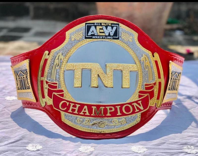 AEW TNT Red Championship All Elite Wrestling Replica Title Belt ...