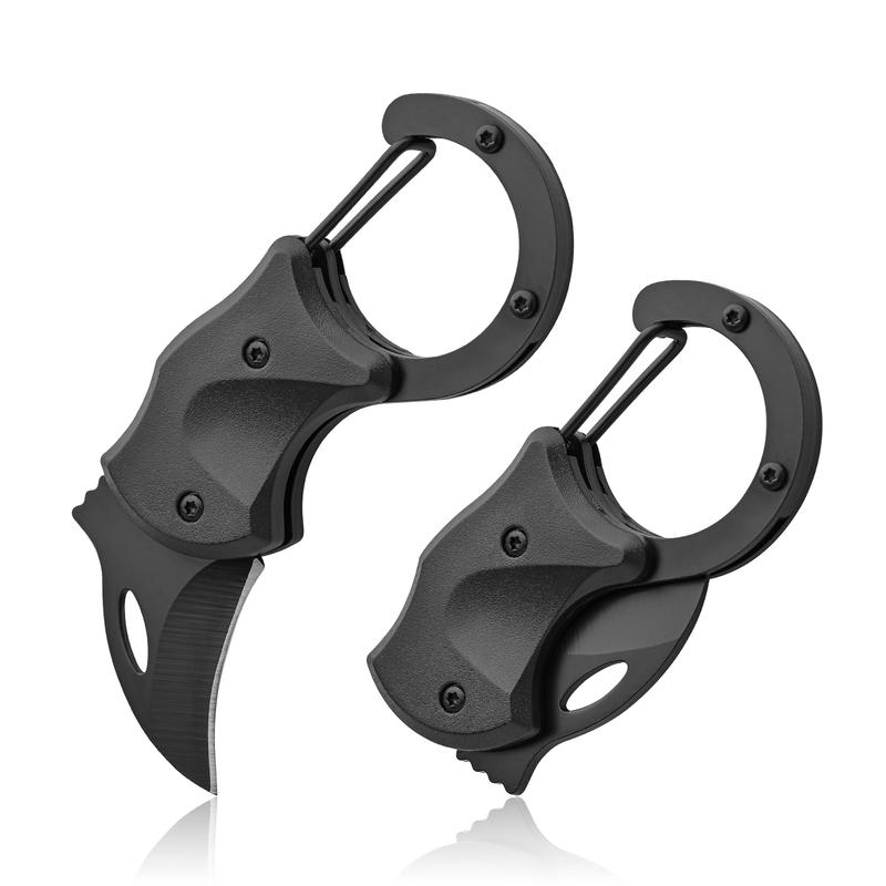 small pocket knife for men & women, keychain box cutter with 1.34-inch ...