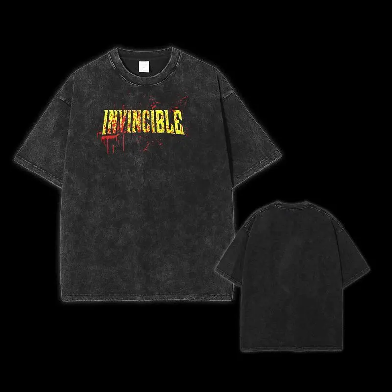 Invincible Mark Grayson Tee, Comics T-Shirt, TV Show Comics Washed ...