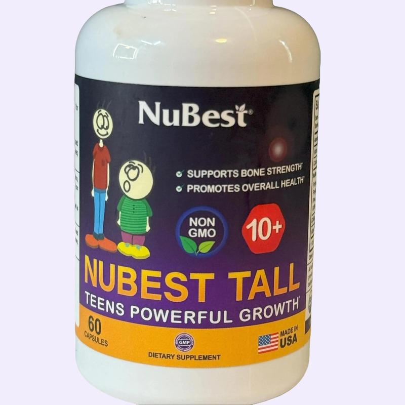 NuBest Tall 10+ Capsules Dietary Supplement- Vitamin K12- Calcium ...