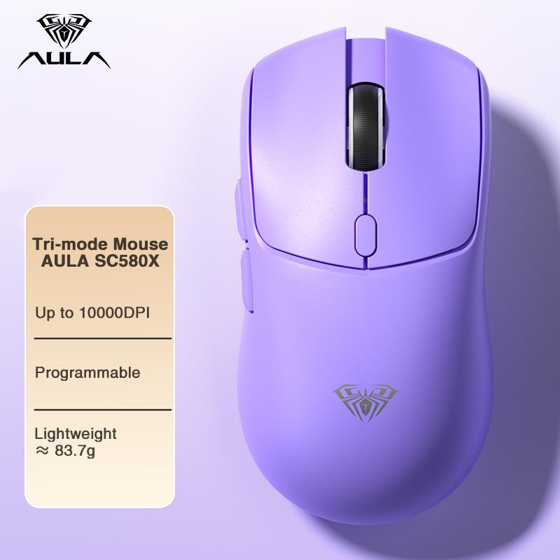 AULA SC580X Wireless Gaming Mouse, Tri-Mode 2.4G/BT5.0/USB-C - TikTok Shop