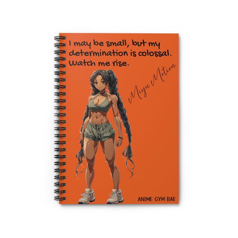ANIME GYM BAE Spiral Notebook Ft. Gym Bae Miyu Motion - TikTok Shop