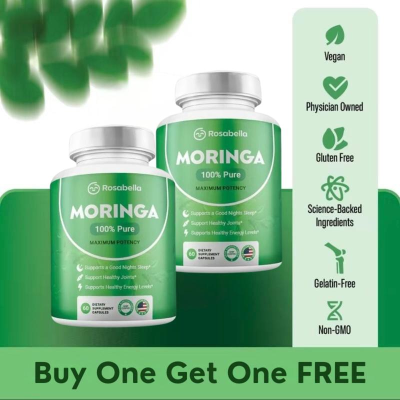 2 x Rosabella Moringa Capsules (800mg) for Immune Support, Gut - TikTok ...
