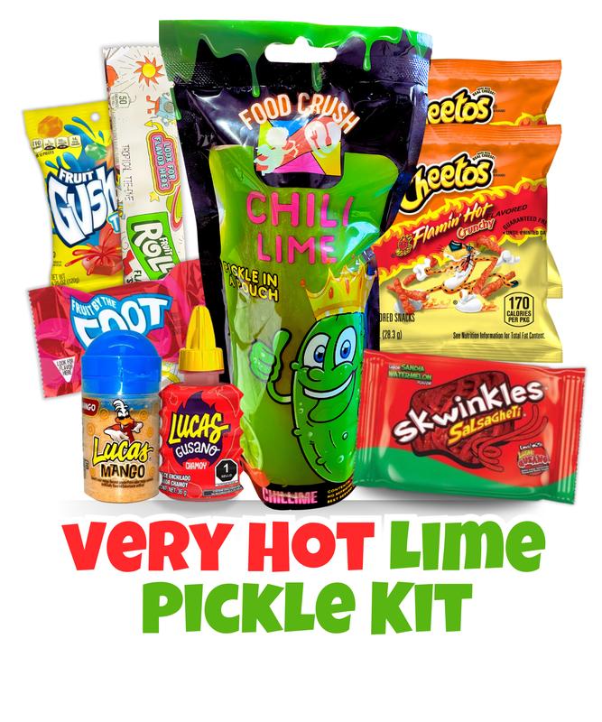 Hot Spicy Lime Pickle Kit with Flamin Hot Cheetos an Mexican - TikTok Shop