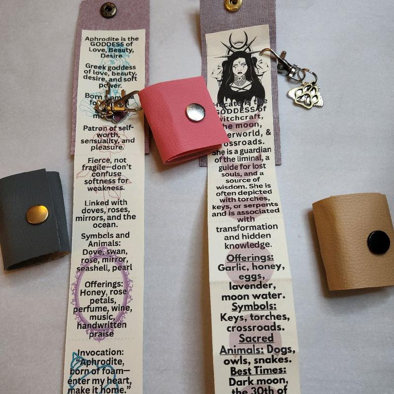 Deities Tiny Magic Spell Book - Keychain - TikTok Shop