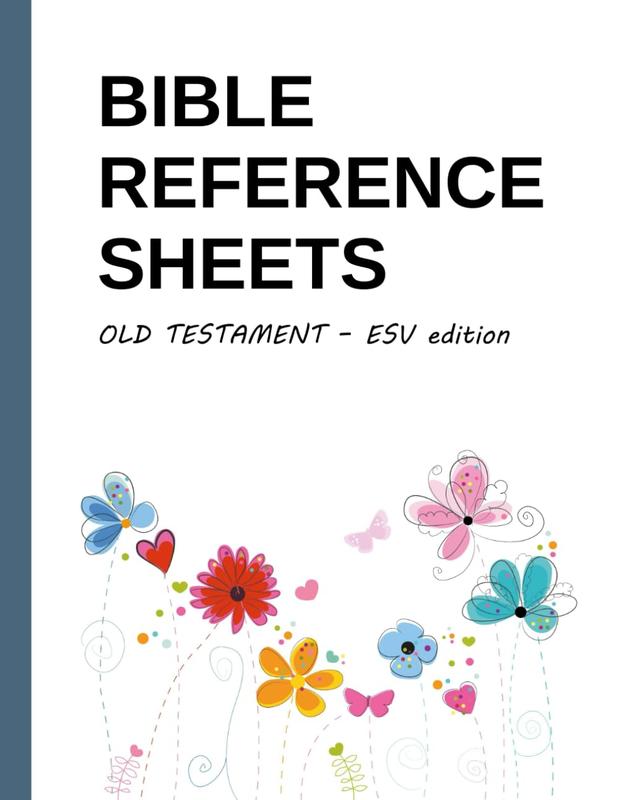 Bible Reference Sheets - The Old Testament: A Book-by Book Summary ...