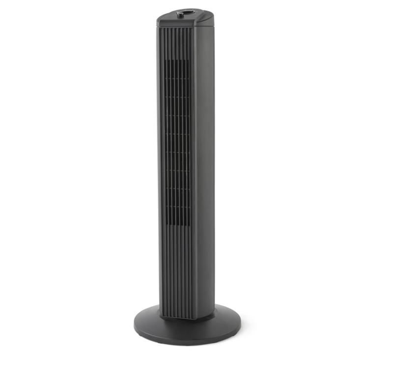 28” Slim Tower Cooling Fan with Built-In Handle, 3-Speed Settings ...