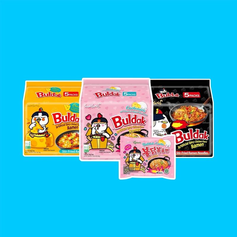 Samyang Buldak Ramen Pack buk dakra Spicy Food Instant Cheese Noodle ...