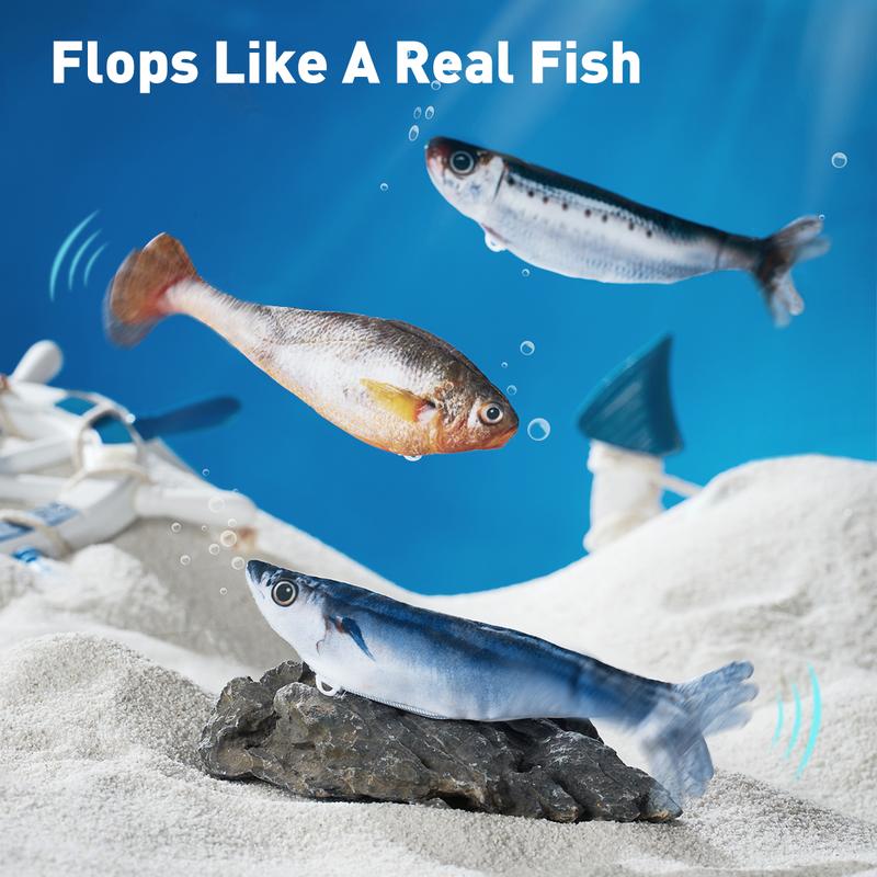 dealsforyouday, Petgravity Bitesized Realistic Flopping Fish Cat Toys ...