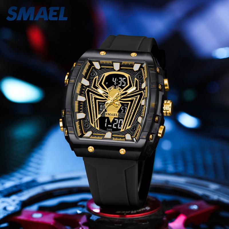 Tactical Digital Watch for Men - Rugged Analog LED Military Sport ...