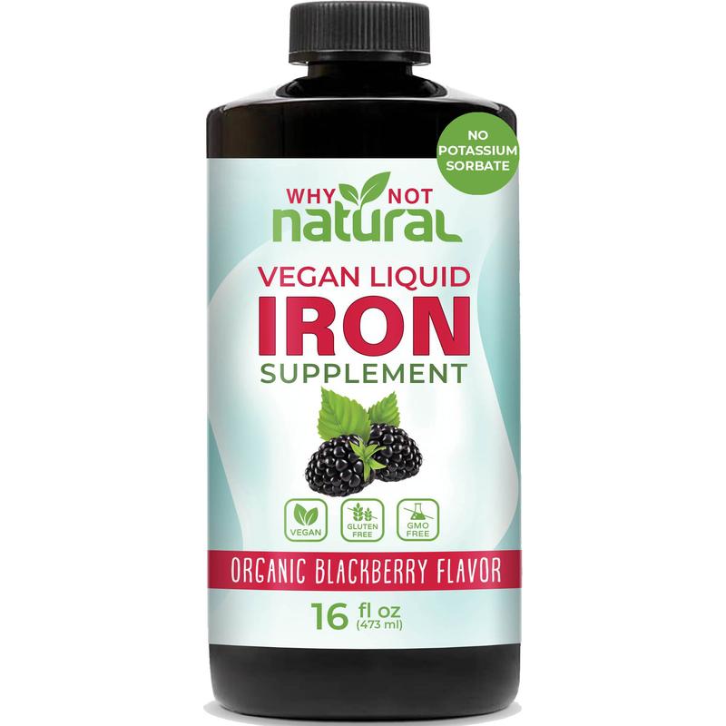 Why Not Natural Liquid Iron Bisglycinate Chelate Supplement for ...
