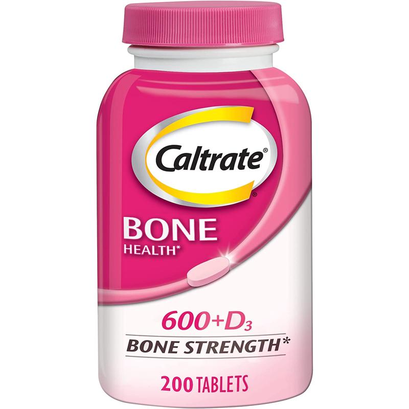 Caltrate 600 plus D3 Calcium and Vitamin D Supplement Tablets, Bone ...