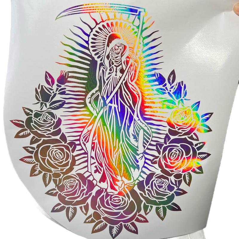 Santa Muerte Decal Sticker for Car, Glass Doors, and Walls - - TikTok Shop