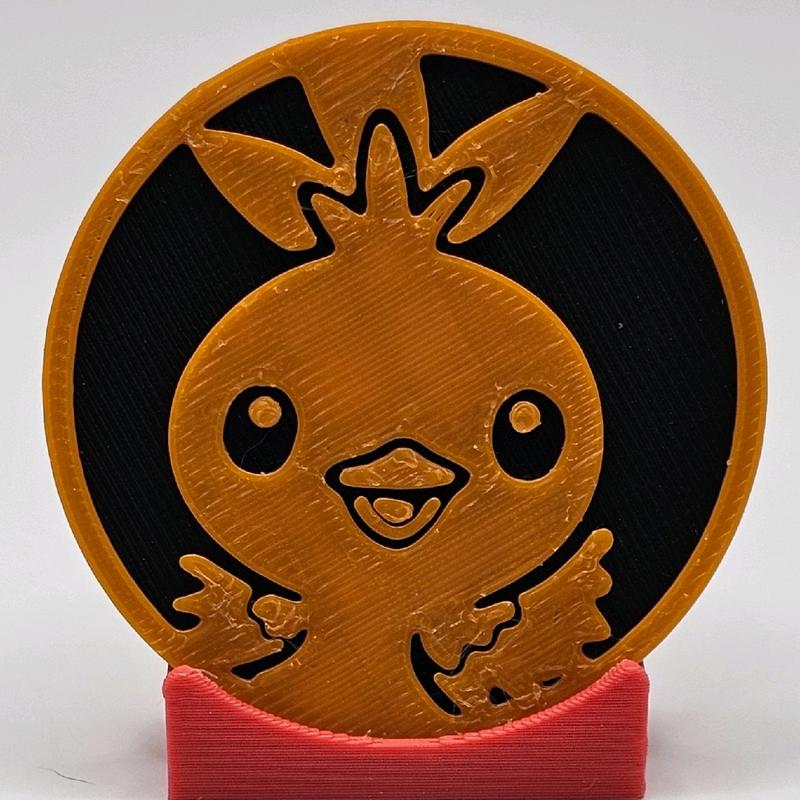 3D Printed Torchic Pokemon Coin - TikTok Shop