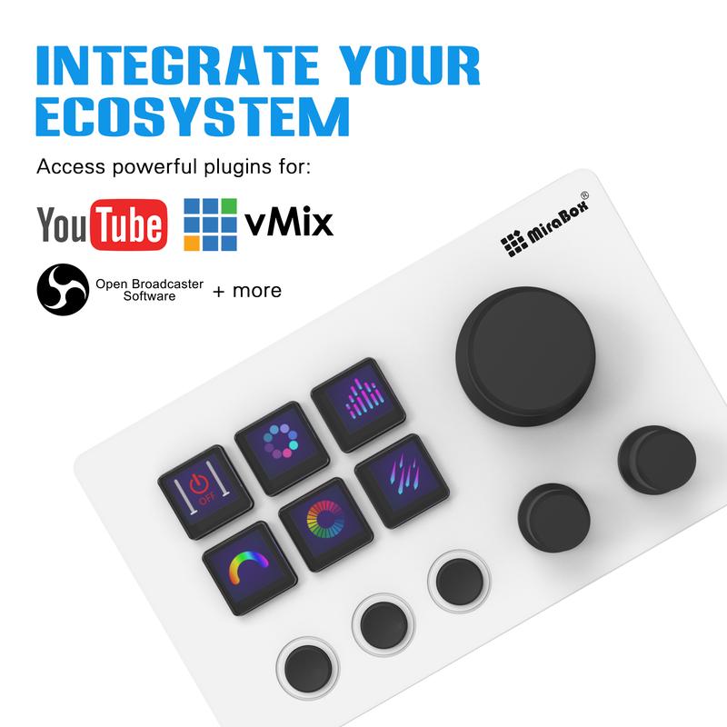 Mirabox N3 StreamDeck Global Version Stream Deck Screen Knob - TikTok Shop