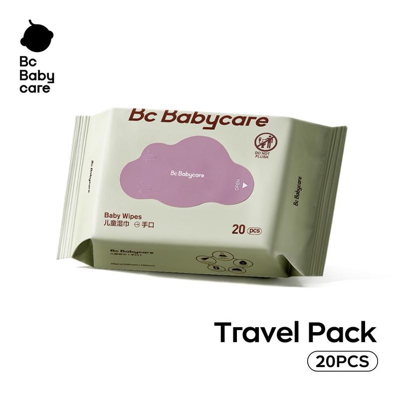 Bc Babycare Travel Pack, 20 Pcs Travel Wipes, Cleansing and ...