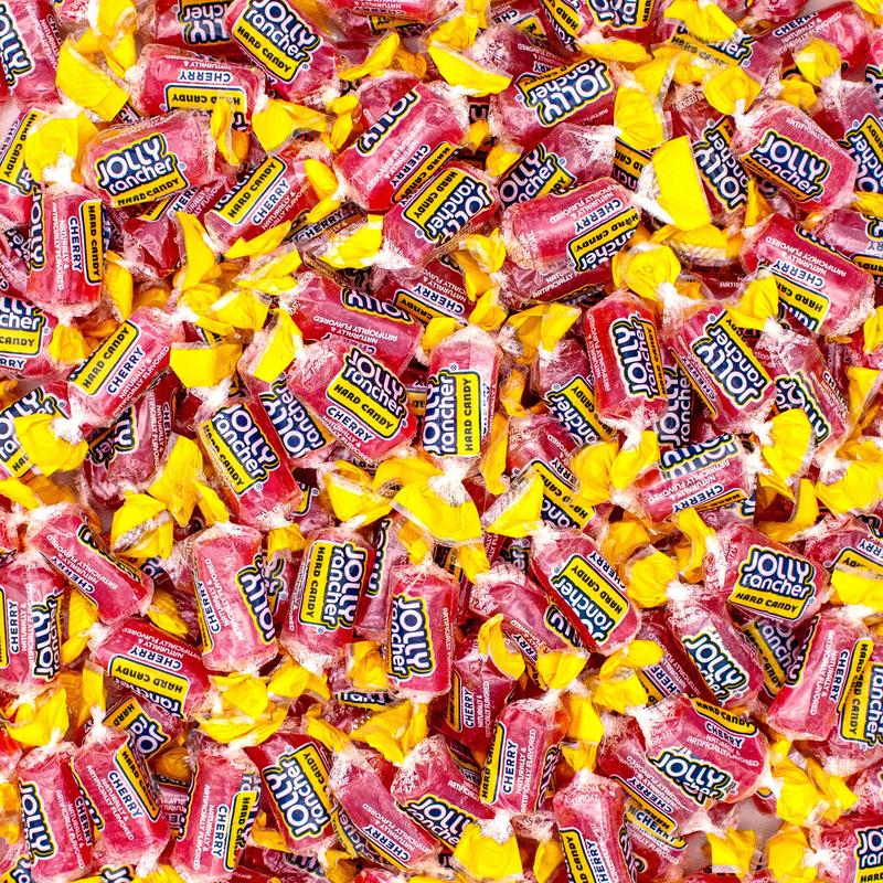 Jolly Rancher Cherry Hard Candy 1 LB, Individually Wrapped, Bulk ...