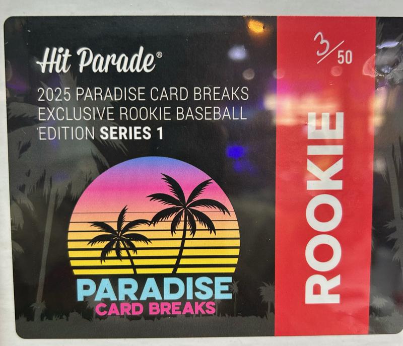 Hit Parade Paradise Card Breaks ROOKIE Baseball Edition Box - TikTok Shop