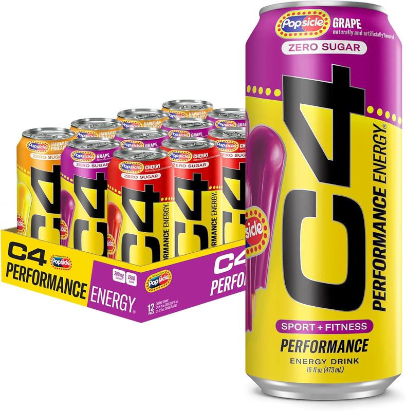 C4 Energy Drink x Popsicle Variety Pack, Carbonated Sugar Free - TikTok ...