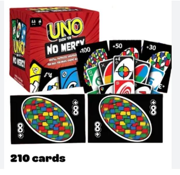 UNO Show No Mercy Cards Game - Fun for Kids, Adults & Family - TikTok Shop