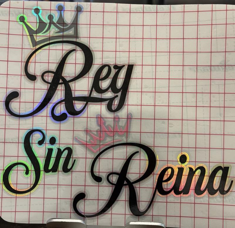 Rey Sin Reina decal adhesive vinyl - TikTok Shop