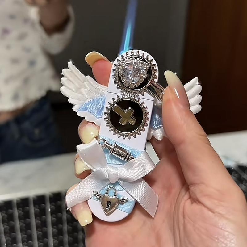 Handmade Angel Lighter (Butane-Free) Mini White - TikTok Shop
