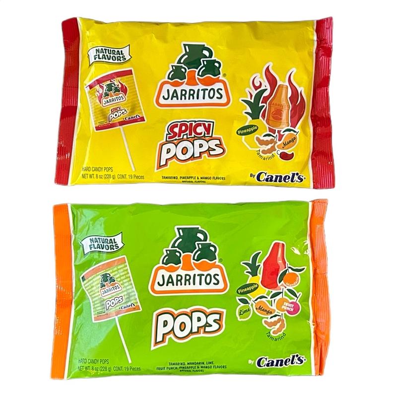 Jarritos Pops Assorted Flavors - Sweet or Spicy Hard Candy Pops ...