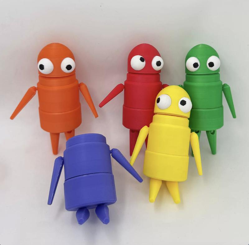 3D Printed R.E.P.O. Robot - Clicker Fidget Toy - Display Stand - TikTok ...