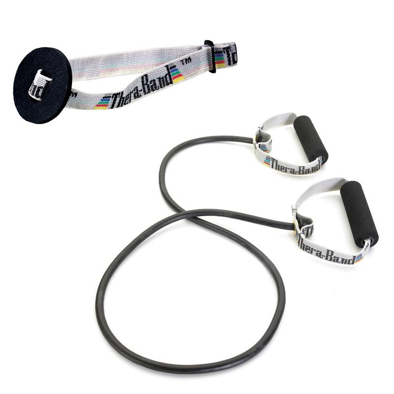 THERABAND Resistance Tubes, Professional Latex Elastic Tubing with Soft ...