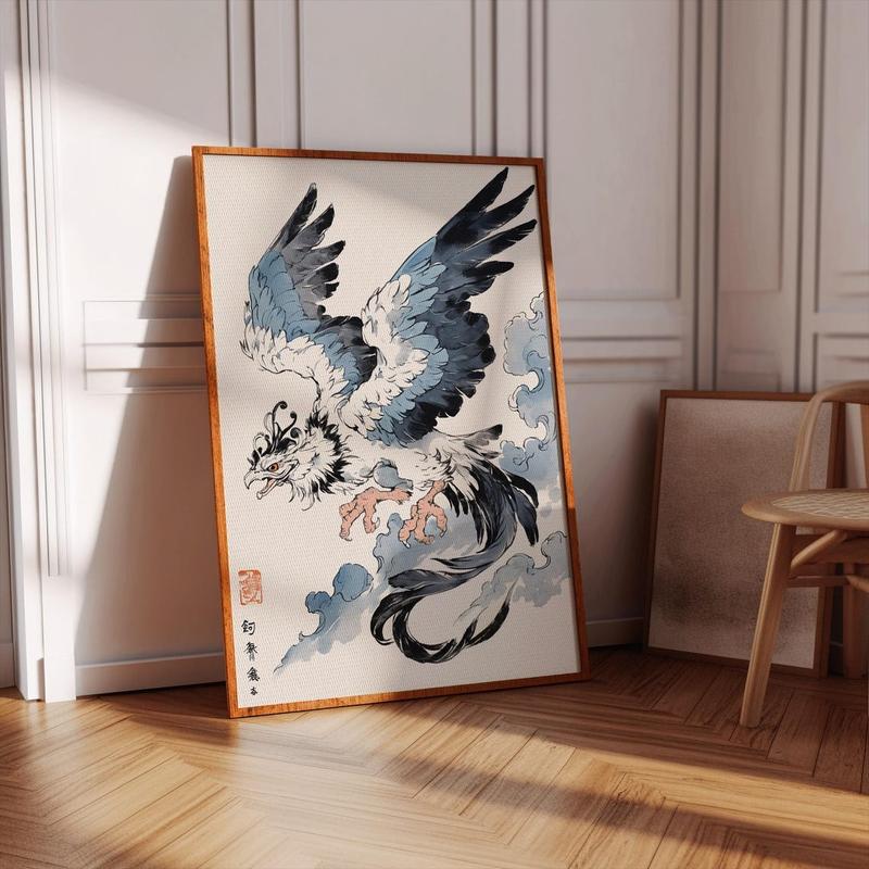 chinese phoenix poster, chinese poster, room wall art, Journey to the ...