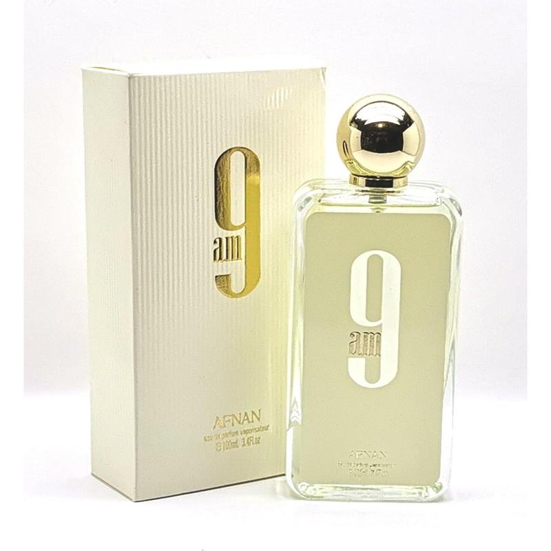 Afnan 9am Eau de Parfum for Men - 50ml Bottle with Gold Lid and ...