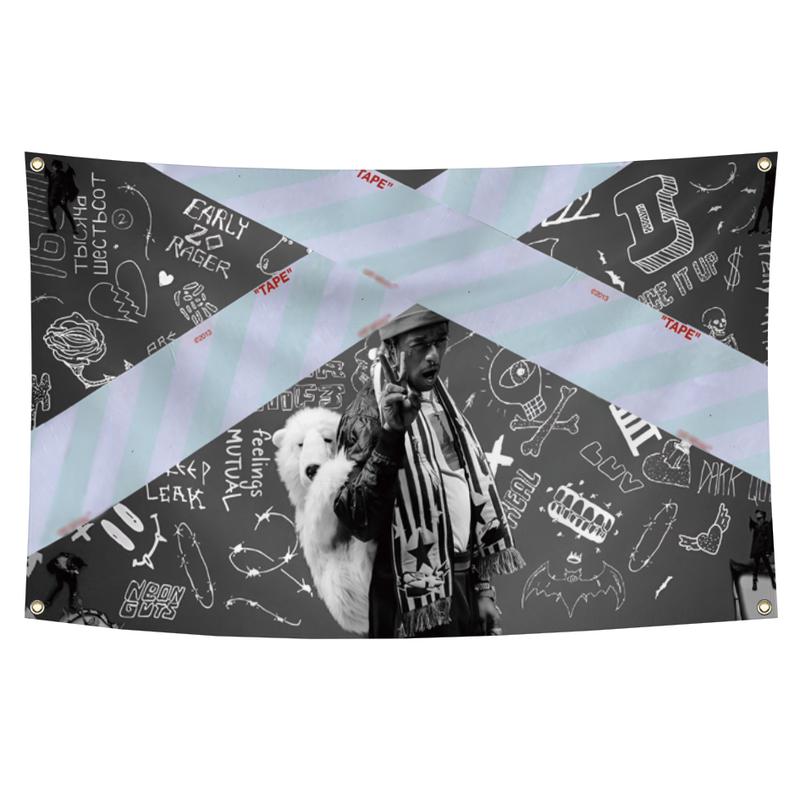 Luv is Rage 2 Flag Tapestry (3x5ft,Durable, Polyester) Brass - TikTok Shop