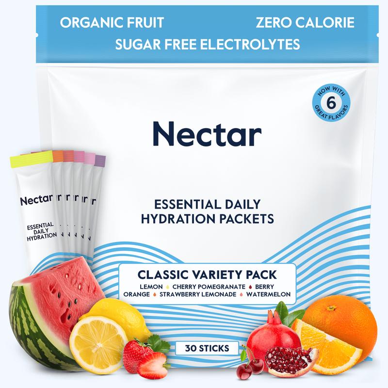 Nectar Essential Daily Hydration - Sugar Free, Low-Sodium - Boost your ...