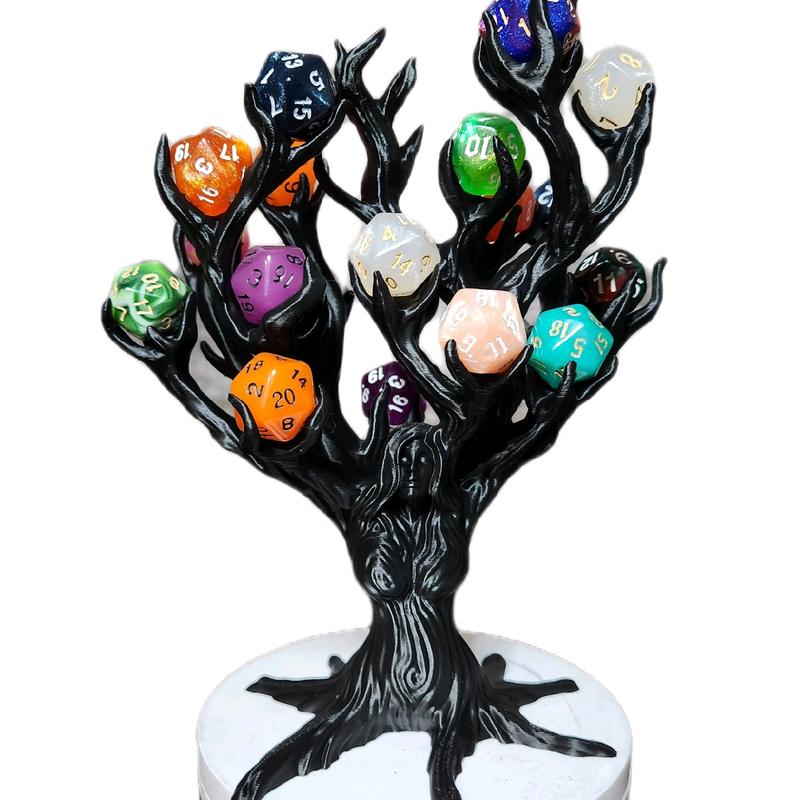 Tree of Dice - 20 Dice Holding Magical Tree, Unique Design for - TikTok ...