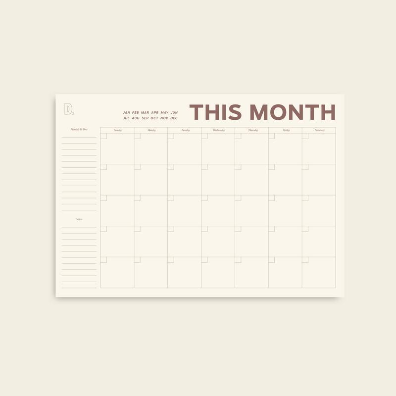 Monthly Calendar - TikTok Shop