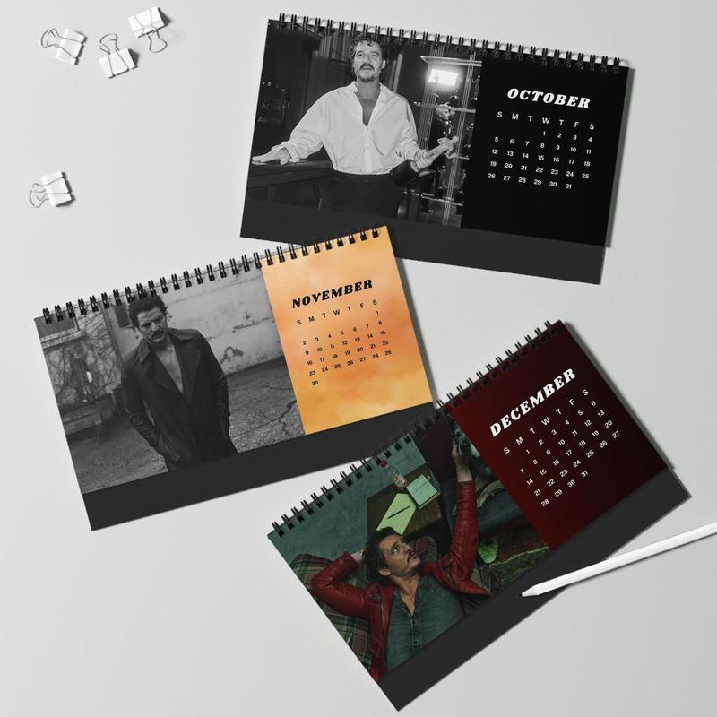 Pedro Pascal 2025 Desktop Calendar - Actor Fan Gift, TV Show - TikTok Shop